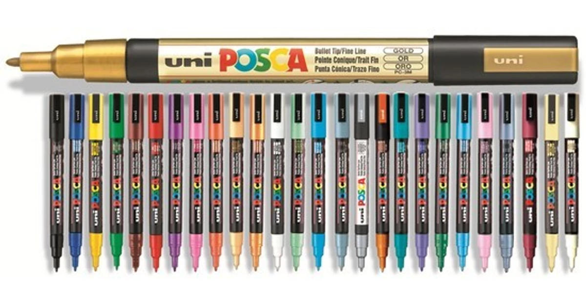 POSCA dekorfilcek, akril filc szettek